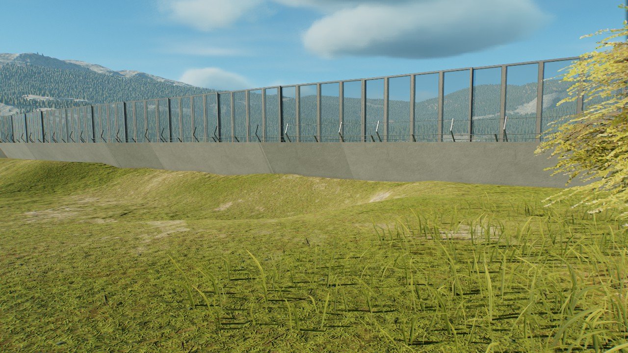 Modern zoo fence wall - Jurassic World Evolution 3 creation - Frontier ...