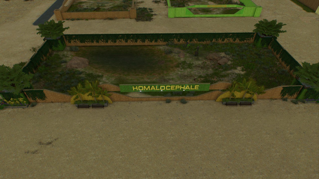 Enclosure for small dinosaurs - Jurassic World Evolution 3 creation ...