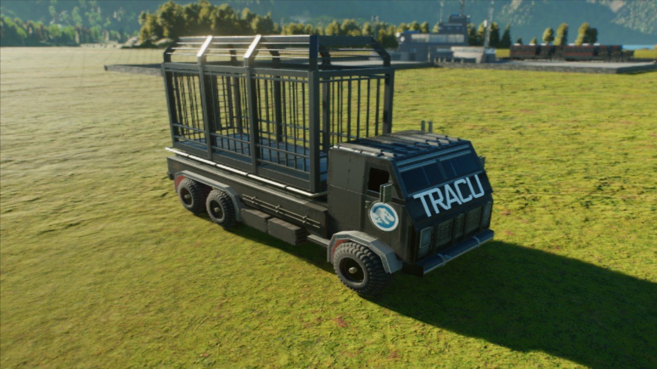 TRACU Medium Dinosaur Transport Truck - Workshop - Jurassic World ...