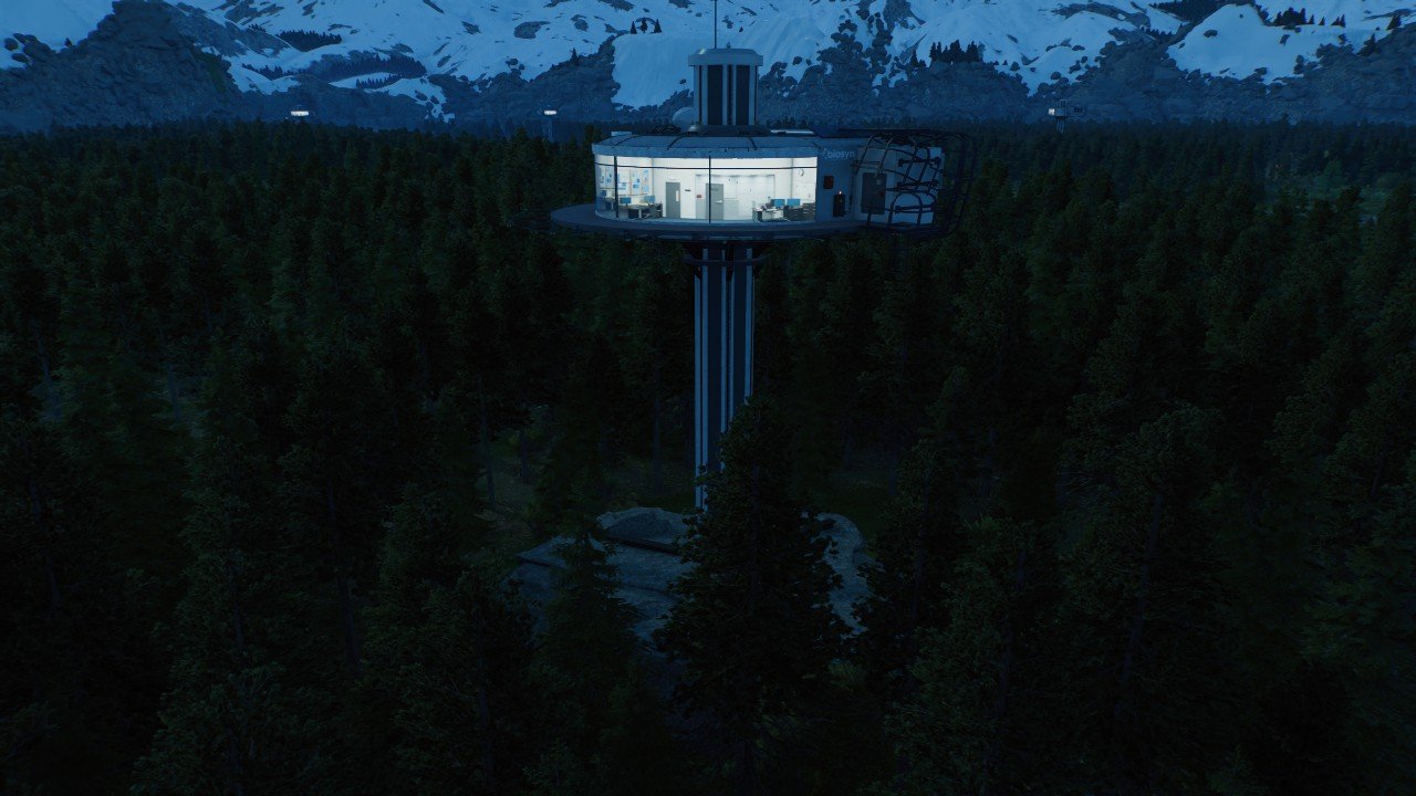 Biosyn viewing tower no conection needed - Workshop - Jurassic World ...