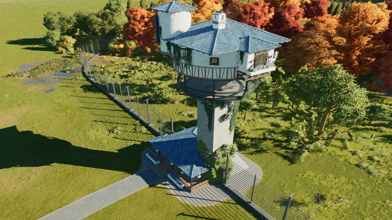 Rapunzel viewing platform Wip - Workshop - Jurassic World Evolution 3