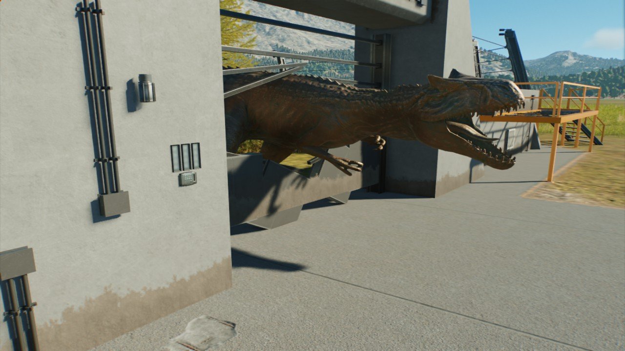 Allosaurus break out display - Workshop - Jurassic World Evolution 3