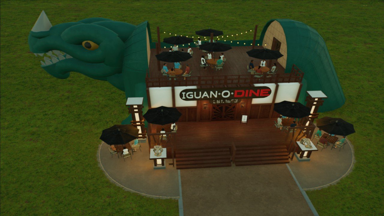 Dinner in the Iguanodon - Workshop - Jurassic World Evolution 3
