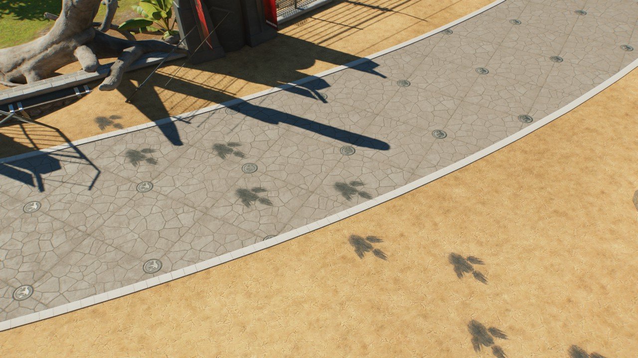 Carnivore Footprint Decal - Workshop - Jurassic World Evolution 3