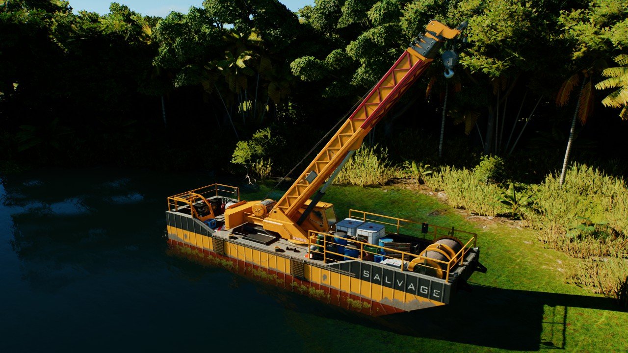 Ingen Salvage Boat - JP3 - Workshop - Jurassic World Evolution 3