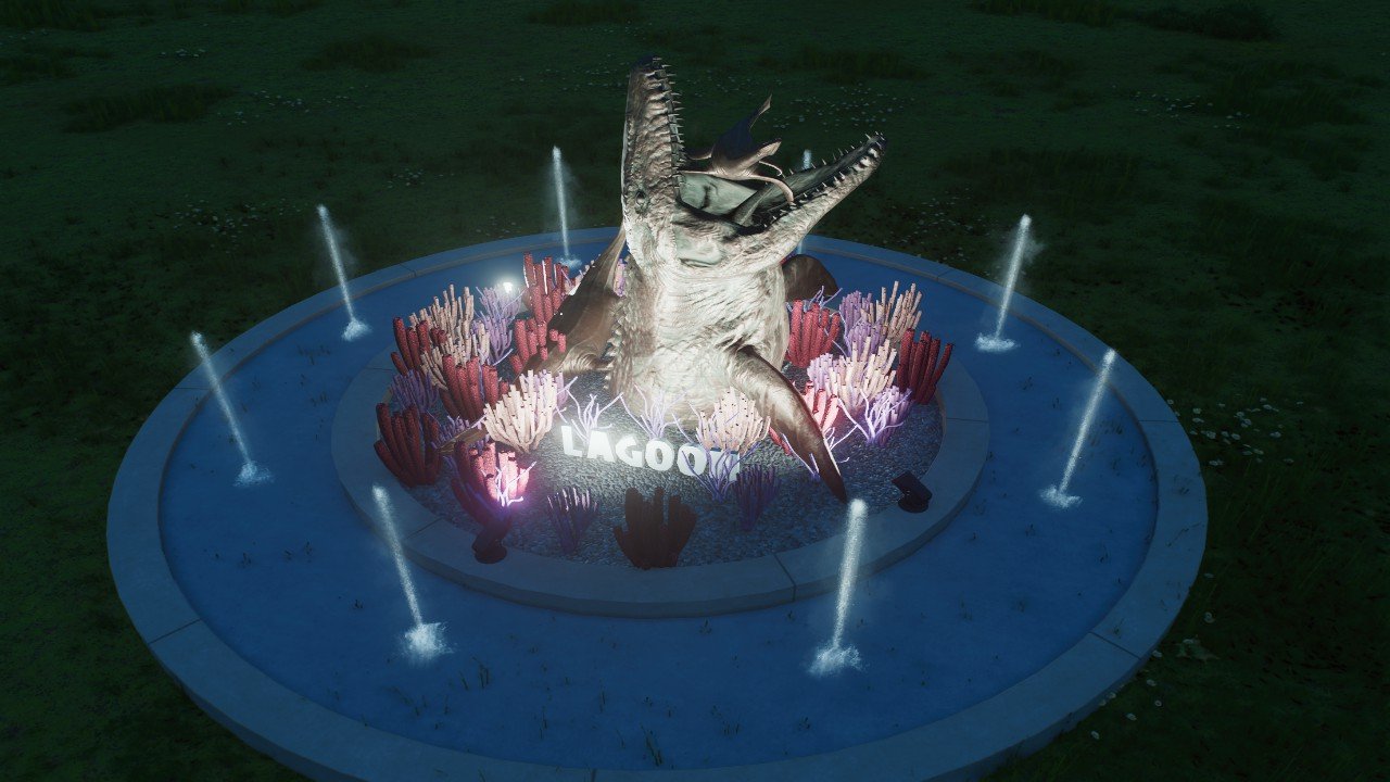 Mosasaur statue - Workshop - Jurassic World Evolution 3