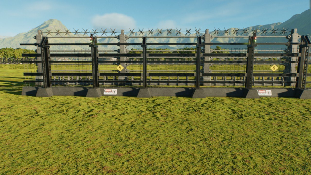 Small Steel Fence Type A - Workshop - Jurassic World Evolution 3