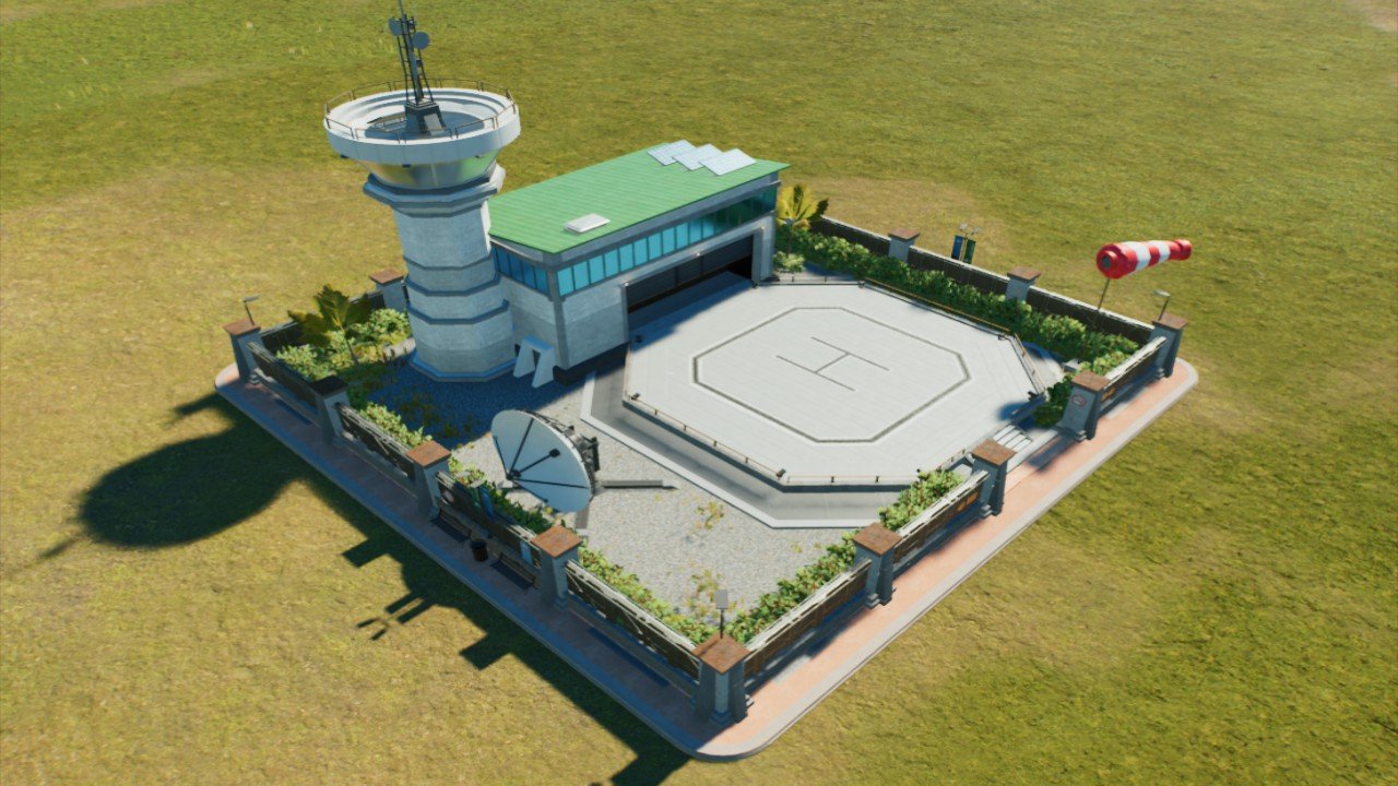 JWTG - Heliport by Dip - Workshop - Jurassic World Evolution 3