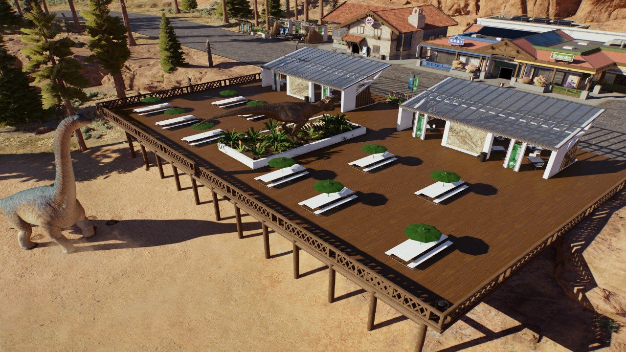 Sauropod viewing platform. - Workshop - Jurassic World Evolution 3