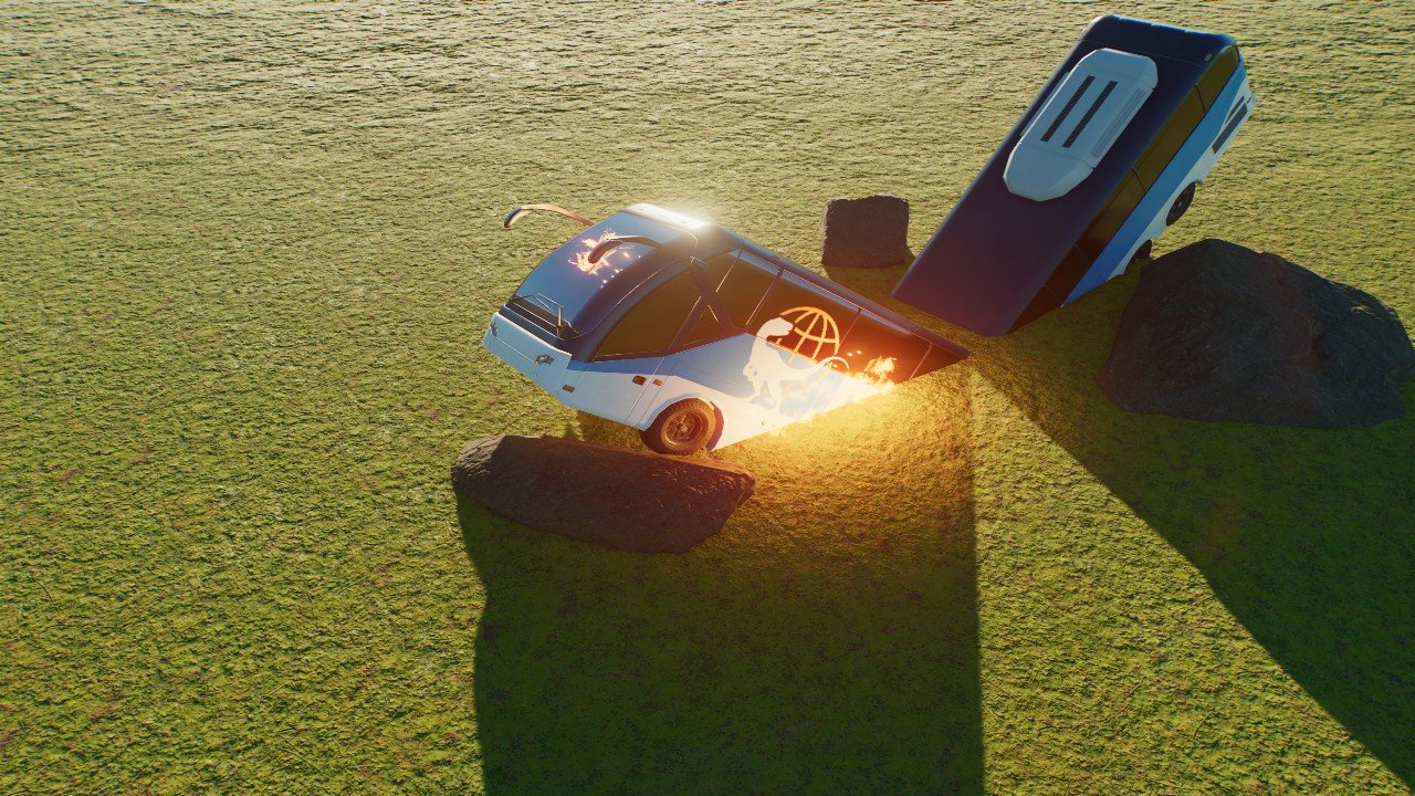 Destroyed bus - Workshop - Jurassic World Evolution 3