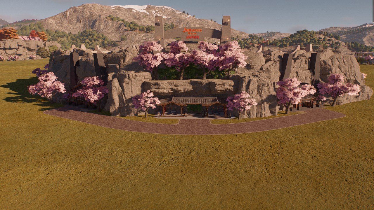 Japanese Tyrannosaurus Amphitheatre - Workshop - Jurassic World Evolution 3