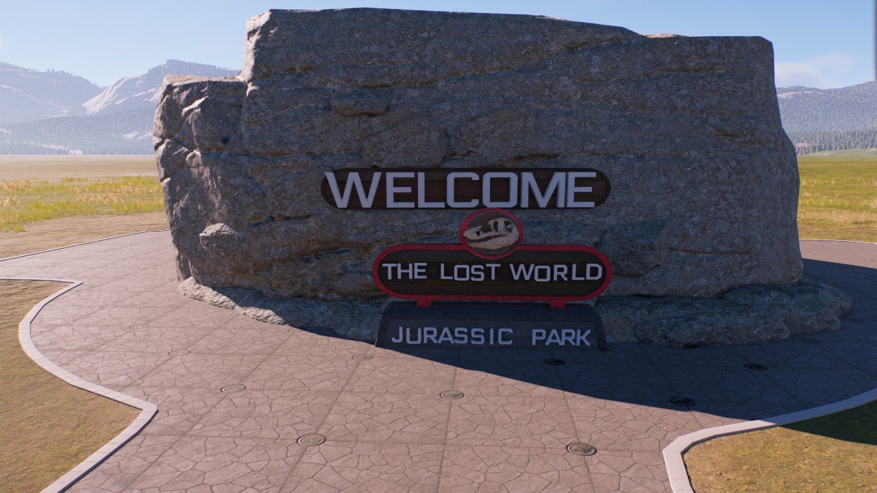 rock Welcome plate - Workshop - Jurassic World Evolution 3
