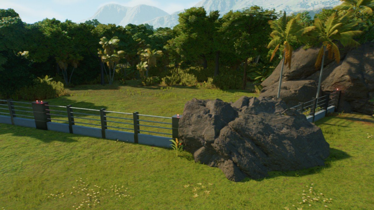 Small Perimeter Fence Jurassic Park - Workshop - Jurassic World Evolution 3