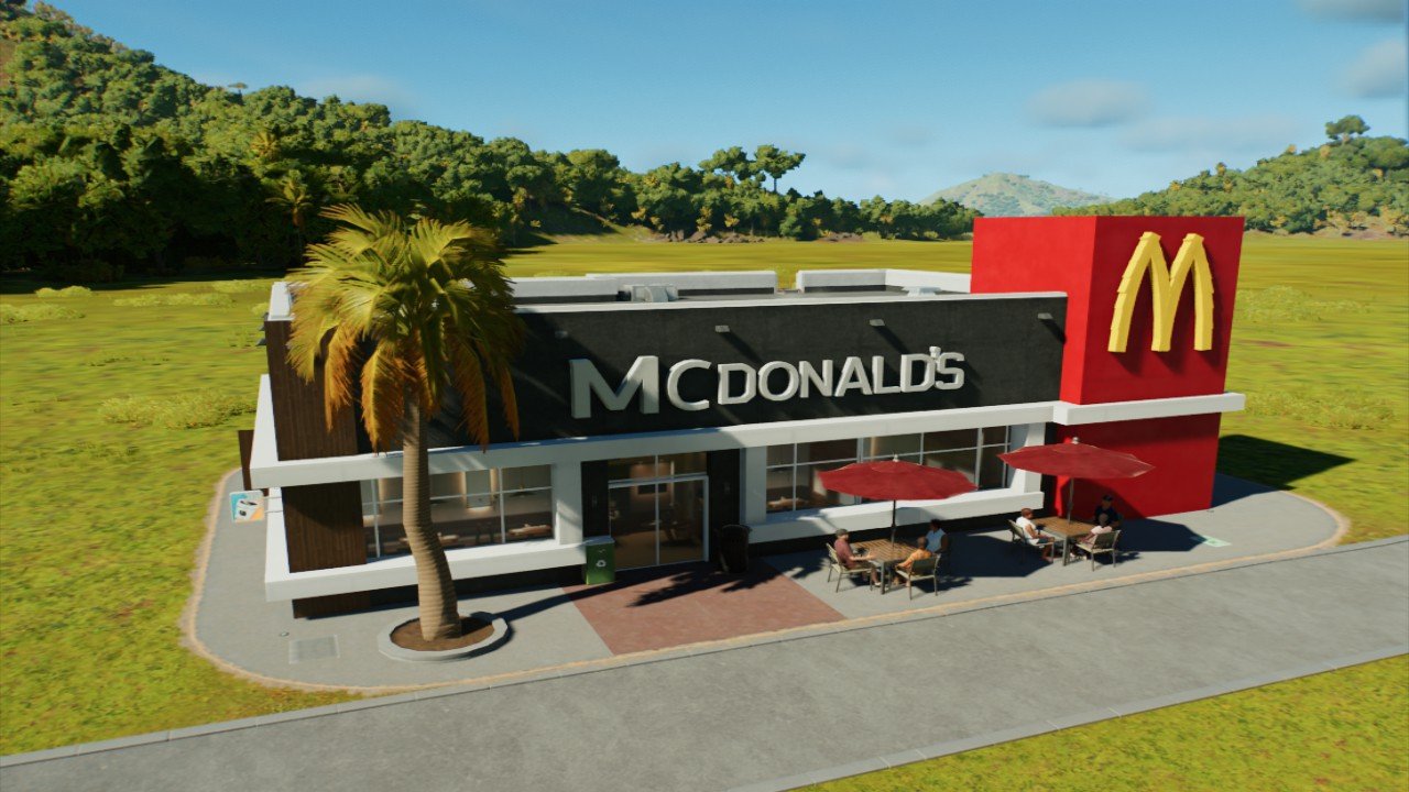 Mcdonalds build - Workshop - Jurassic World Evolution 3
