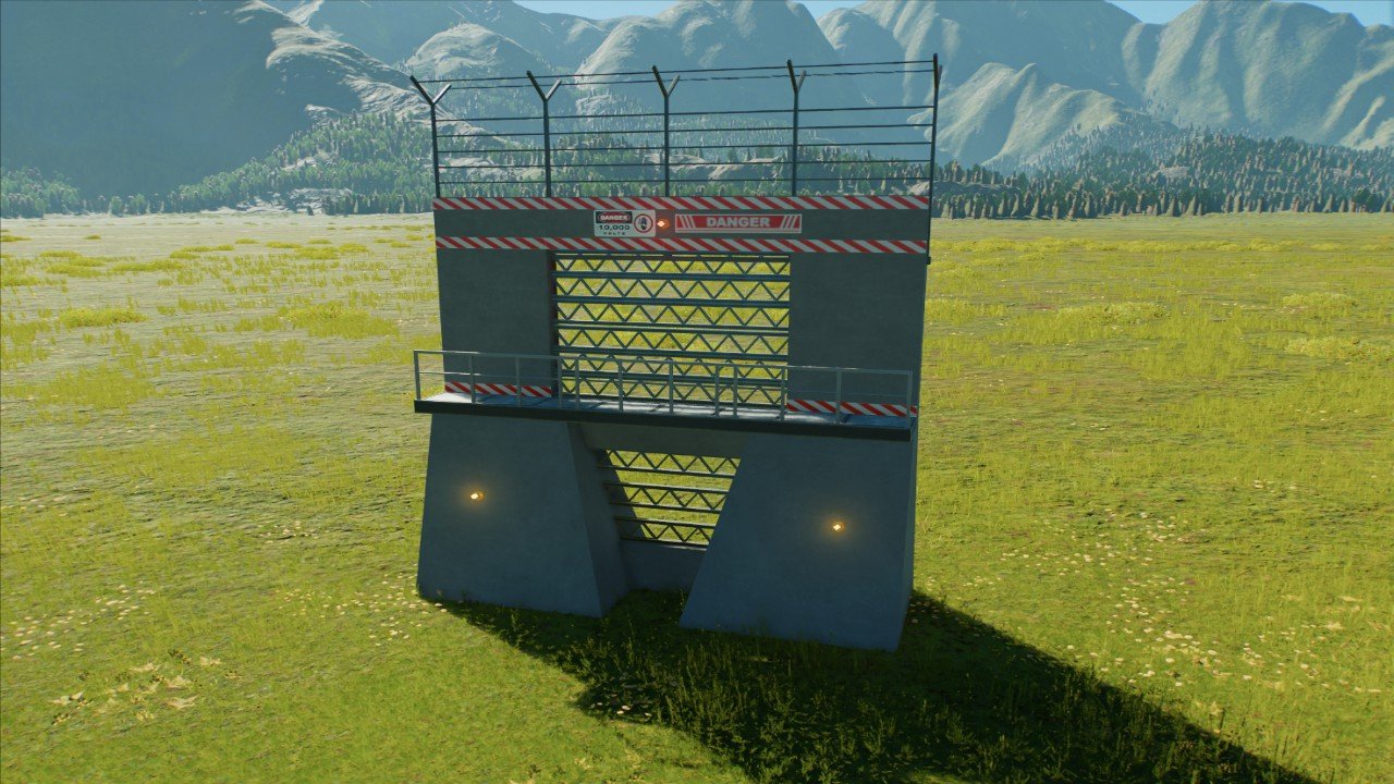 Max Security Fence Mid Piece - Workshop - Jurassic World Evolution 3