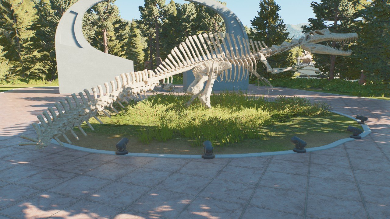 Accurate Spinosaurus Skeleton - Workshop - Jurassic World Evolution 3