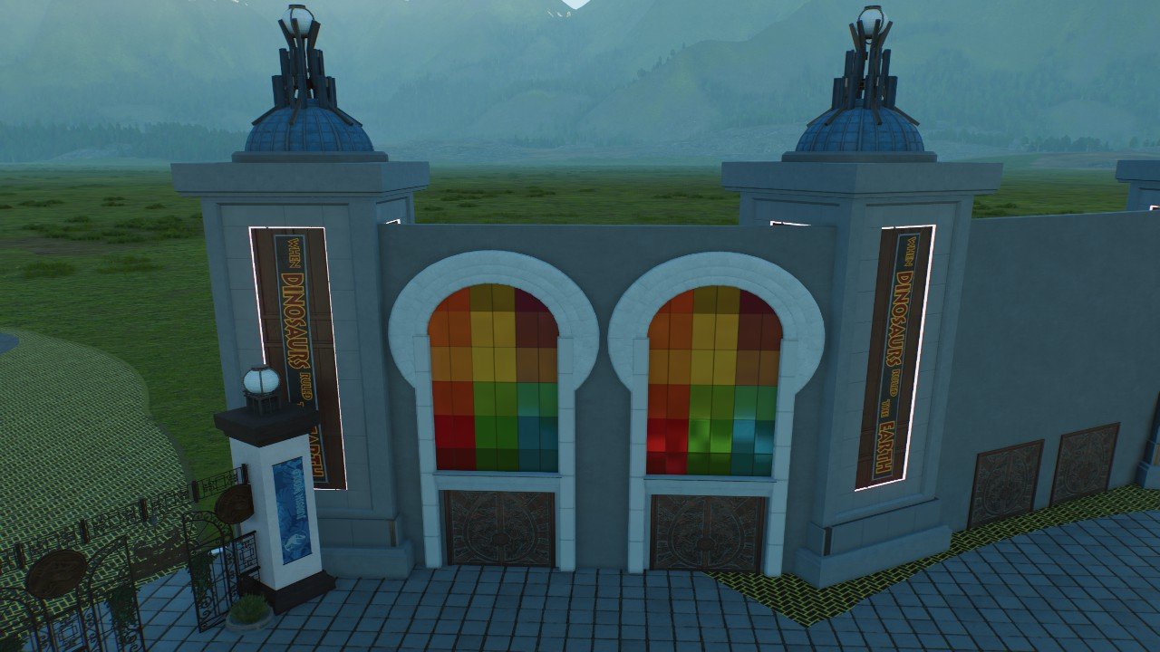 Stained glass windows - Workshop - Jurassic World Evolution 3