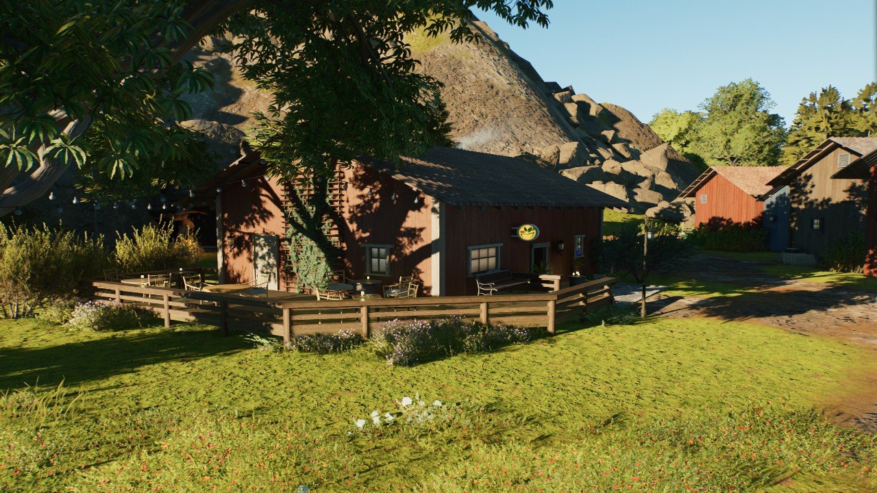 Small cafe - Jurassic World Evolution 3 creation - Frontier Workshop