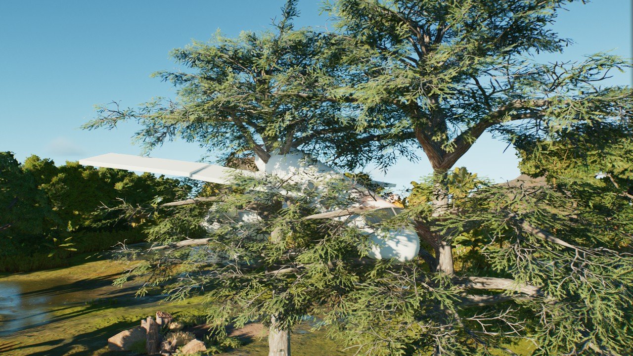 Crashed Airplane - Jurassic World Evolution 3 creation - Frontier Workshop