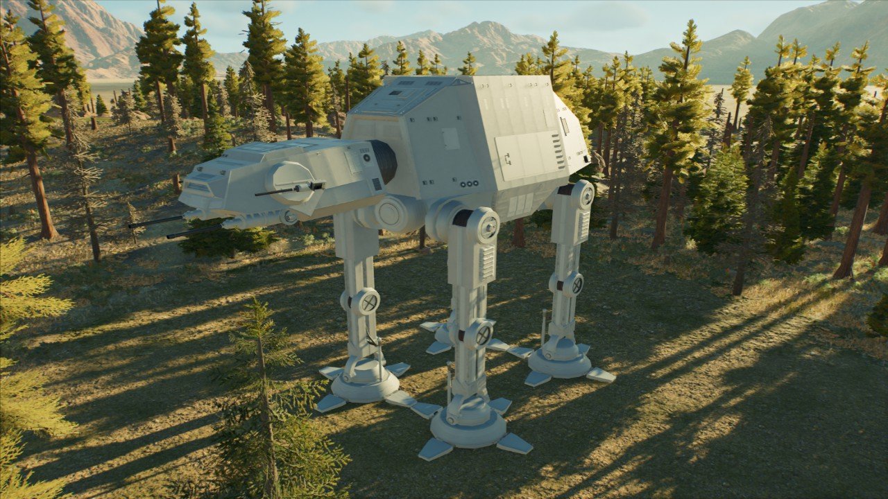 AT-AT IMPERIAL WALKER (Standing) - Workshop - Jurassic World Evolution 3
