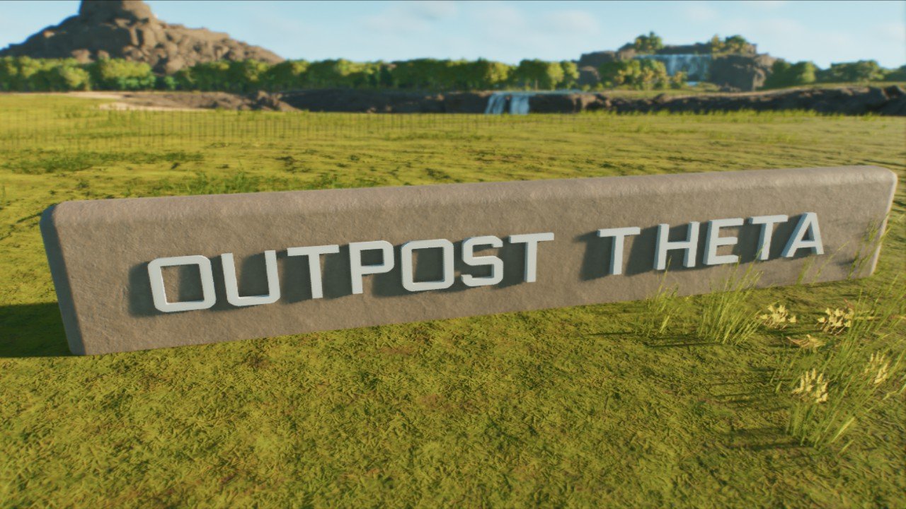 Outpost Theta Sign - 创意工坊 - 《侏罗纪世界：进化 3》