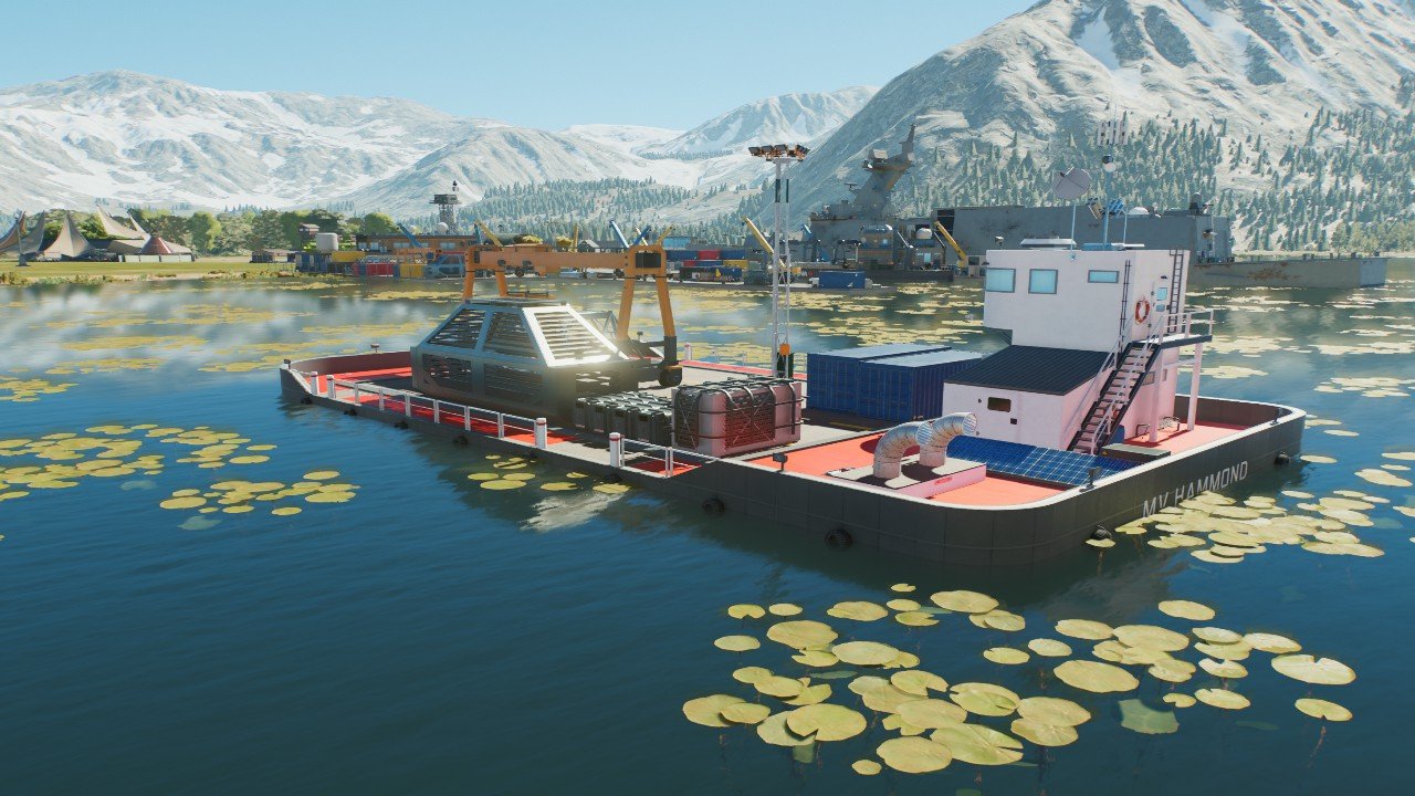 Dinosaur Cargo Barge - Workshop - Jurassic World Evolution 3