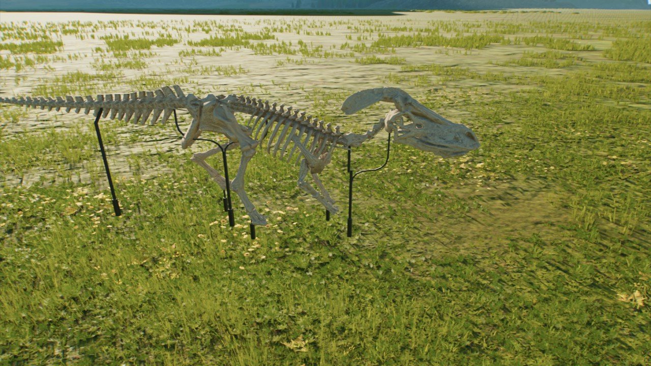 Parasaur skeleton - Workshop - Jurassic World Evolution 3