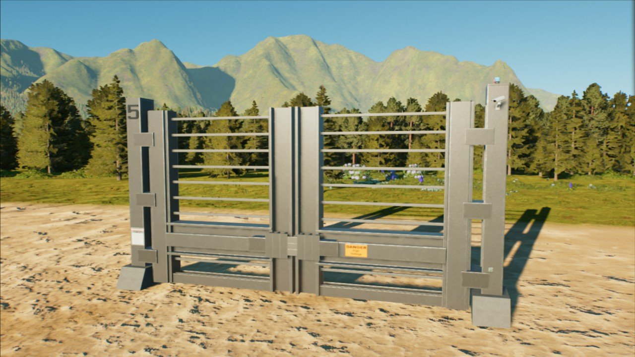 Jurassic World High Security Gate - Workshop - Jurassic World Evolution 3