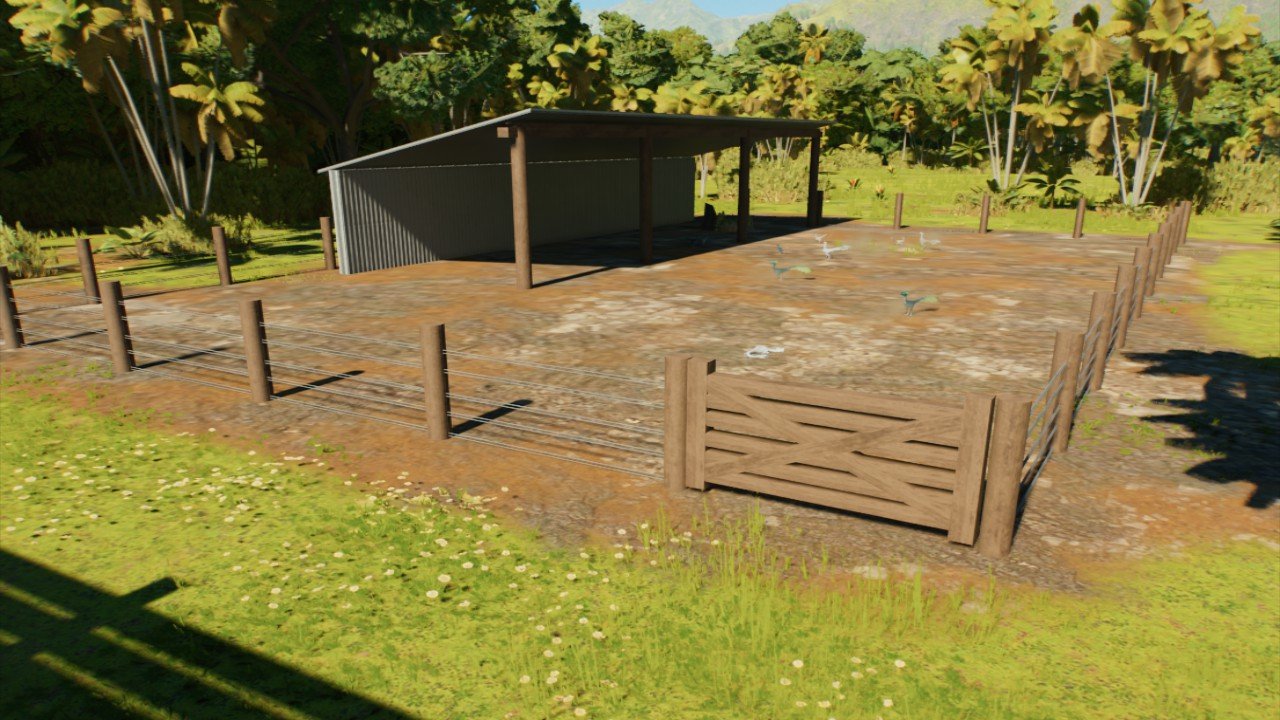 Small Farm enclosure - Workshop - Jurassic World Evolution 3
