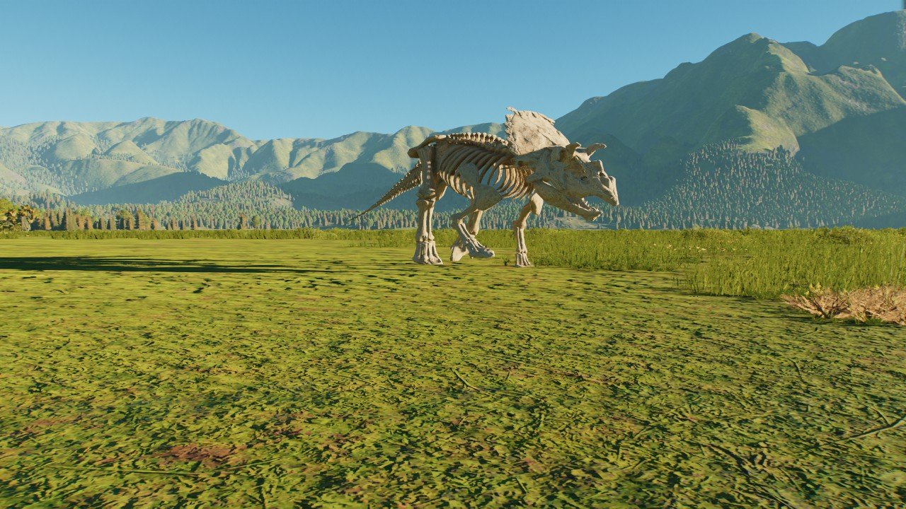 Female Triceratops Skeleton - Workshop - Jurassic World Evolution 3