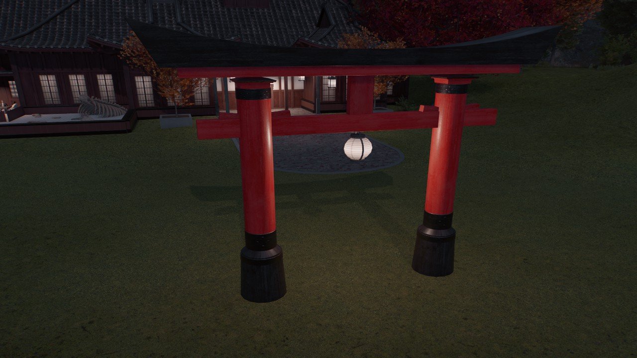 Tori gate with lantern - Workshop - Jurassic World Evolution 3