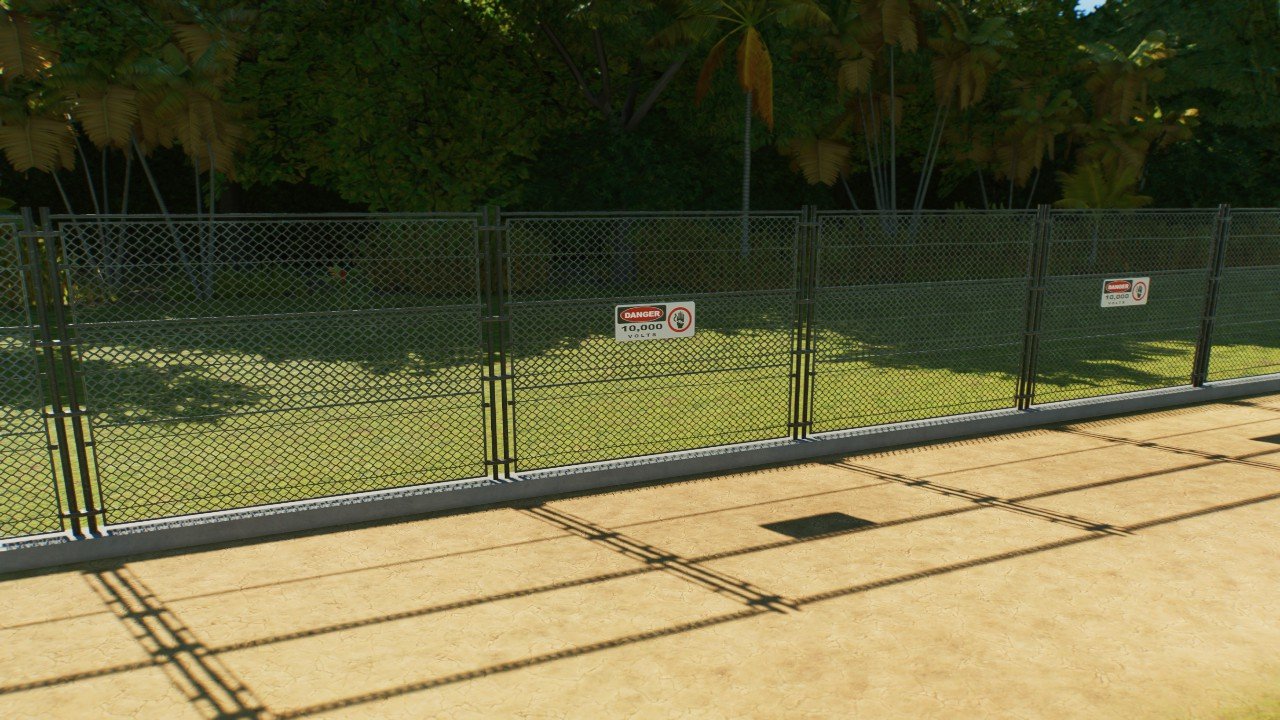 Novel Accurate T. Rex Paddock Fence - Workshop - Jurassic World Evolution 3