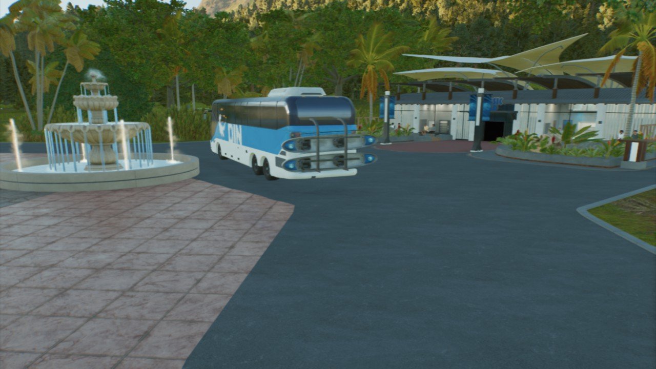 Din bus with kyaks - Jurassic World Evolution 3 creation - Frontier ...