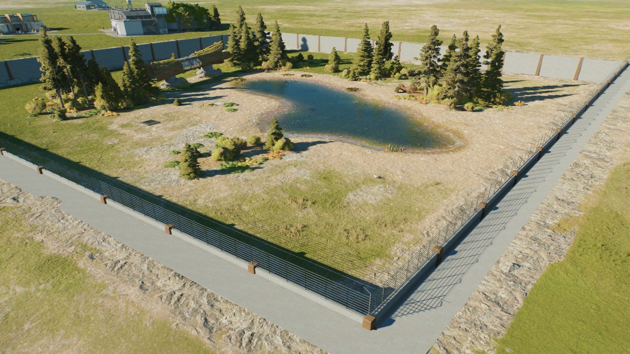 Enclosure for large carnivores (JP Builder) - Workshop - Jurassic World ...
