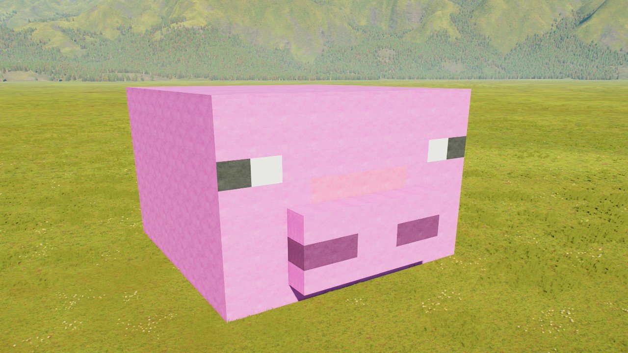 Minecraft Pig - Workshop - Jurassic World Evolution 3