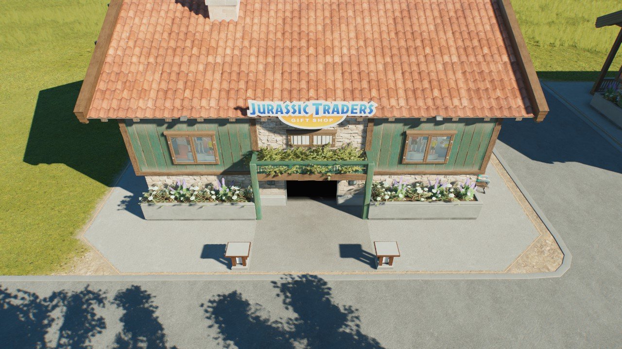 Small shop (j traders) - Workshop - Jurassic World Evolution 3