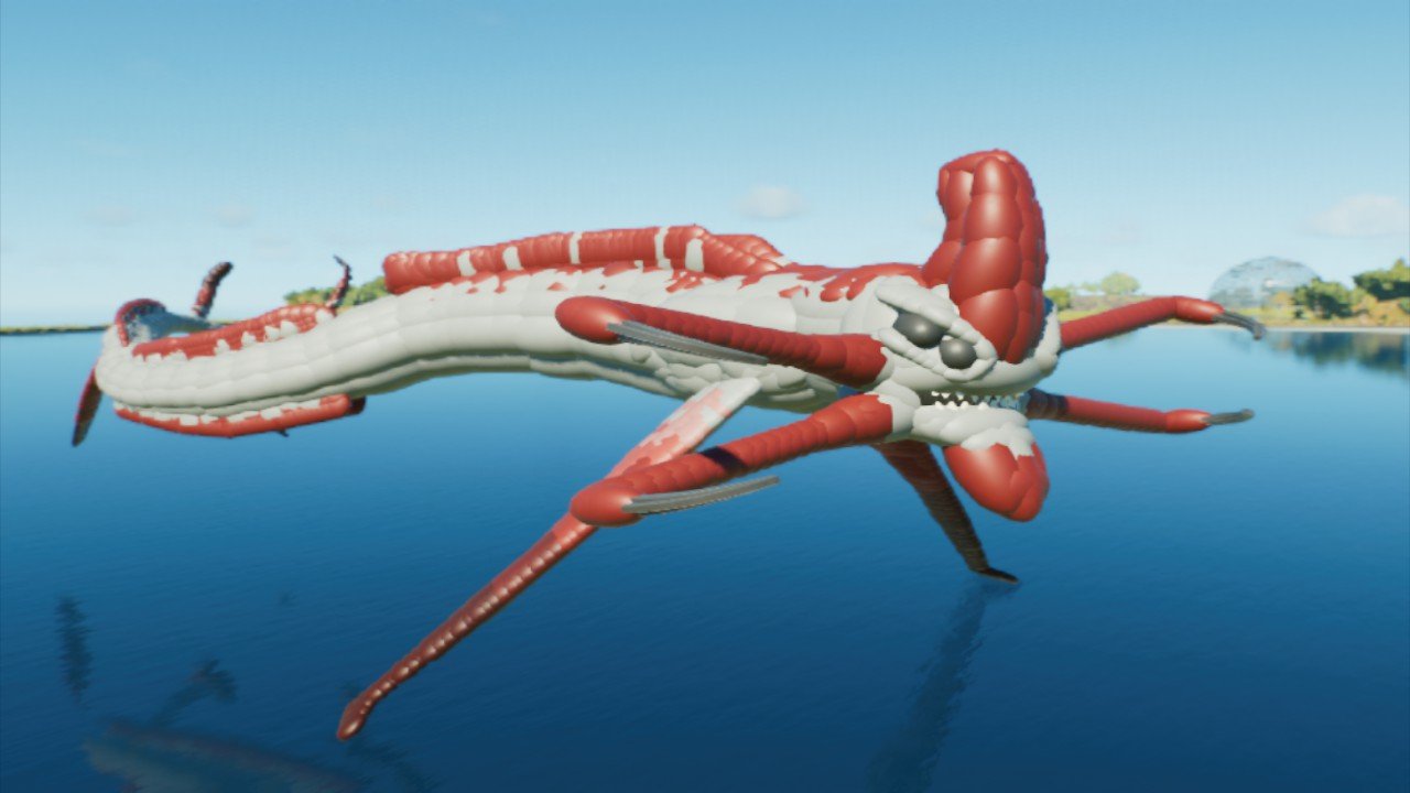 Subnautica Reaper Leviathan Sculpture Statue Prop, Lagoon - ワークショップ ...