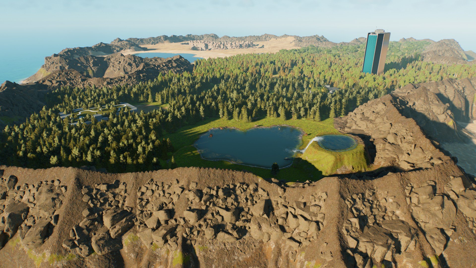 Mantah corp island - Workshop - Jurassic World Evolution 3