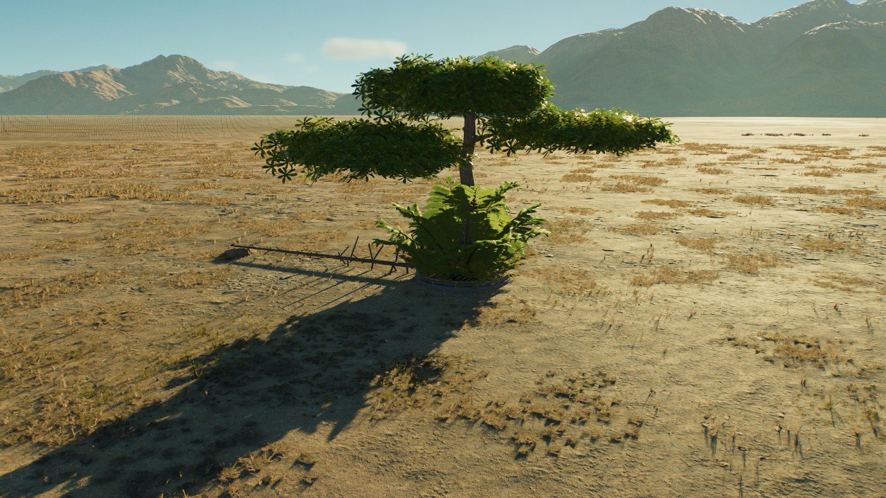 Planter with fallen tree - Workshop - Jurassic World Evolution 3