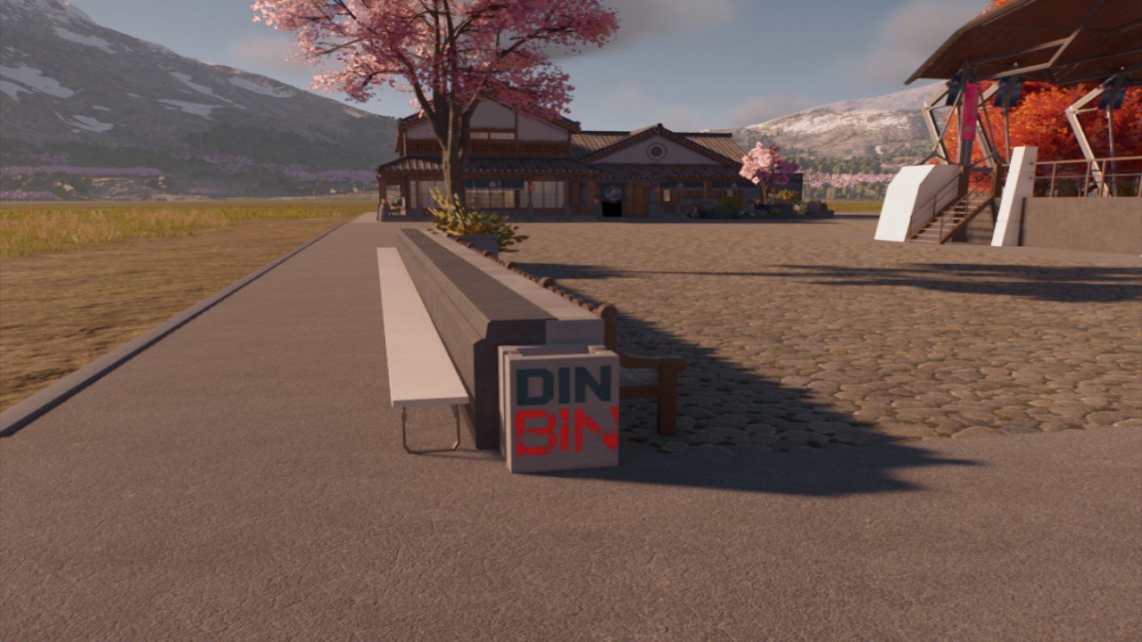 BENCHES+DIN BIN - Workshop - Jurassic World Evolution 3