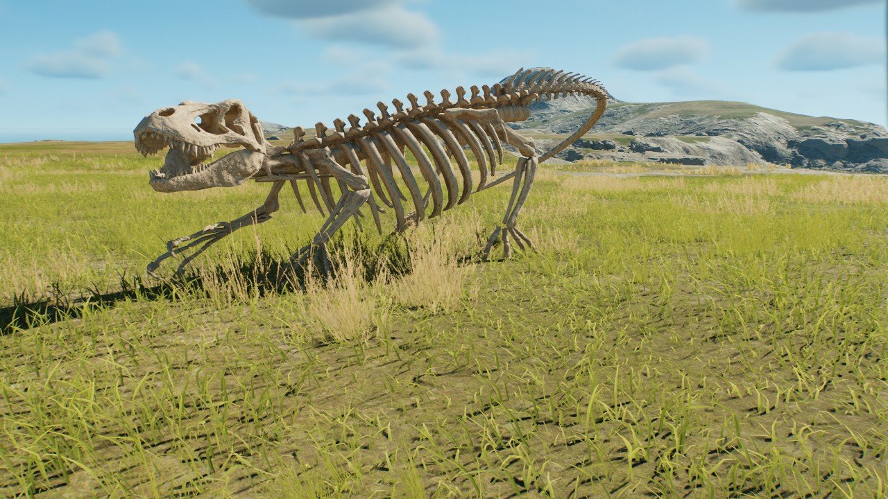 Indoraptor skeleton - Workshop - Jurassic World Evolution 3