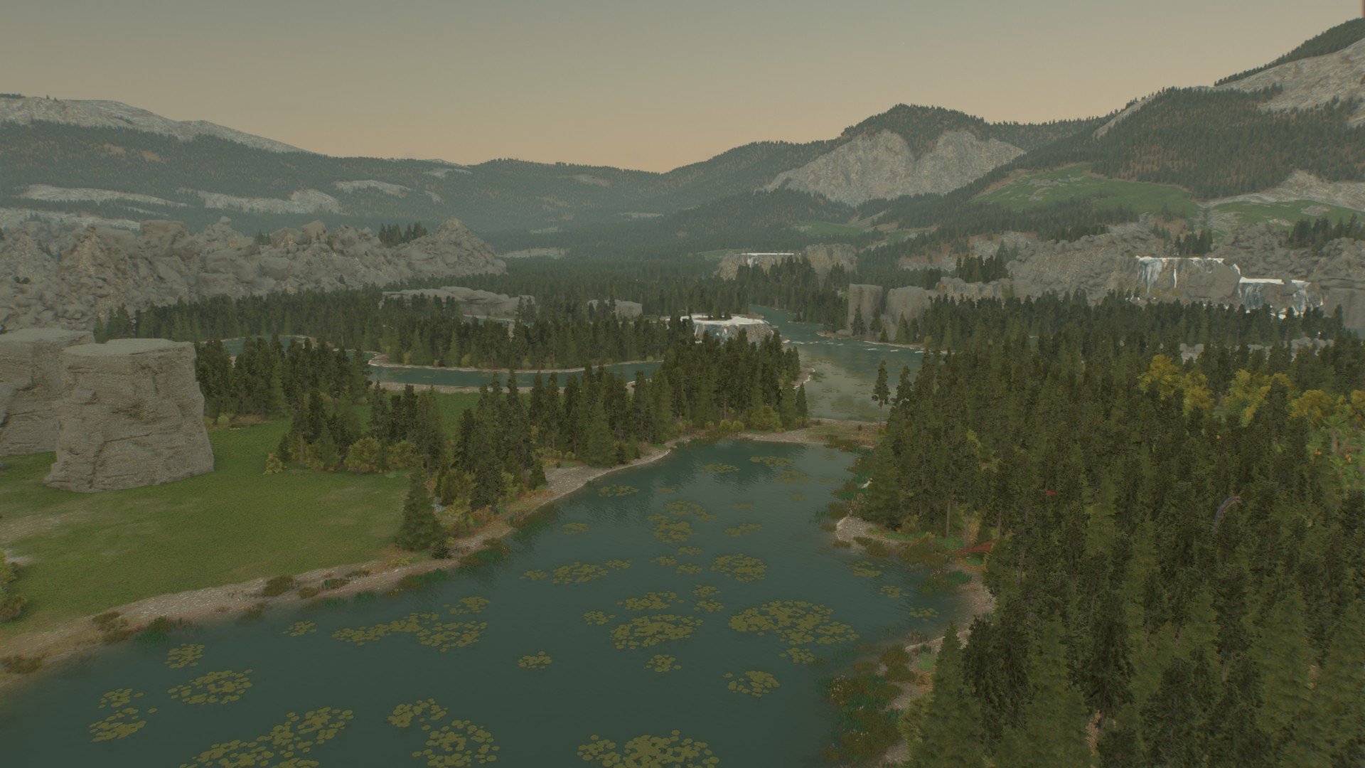 Alpine mountains - Jurassic World Evolution 3 creation - Frontier Workshop