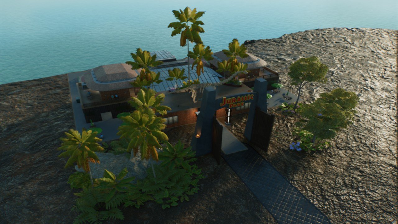 JP stylized arrival point - Workshop - Jurassic World Evolution 3