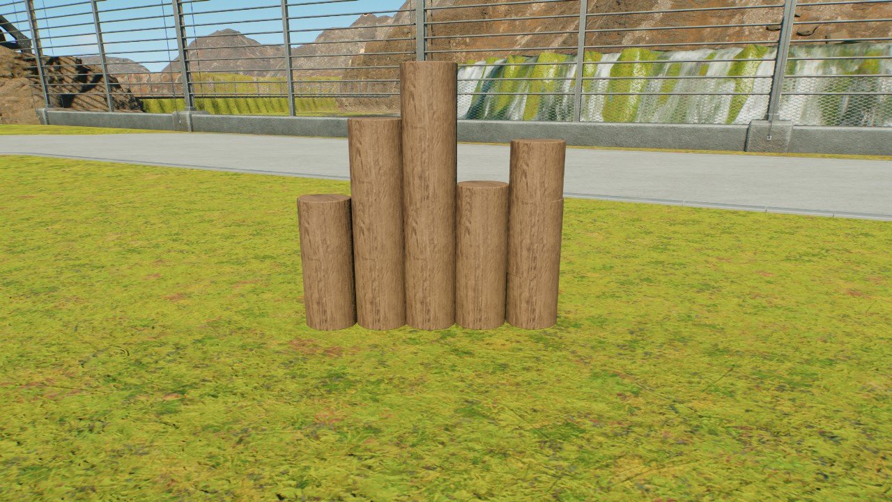 Wood fences small - Workshop - Jurassic World Evolution 3