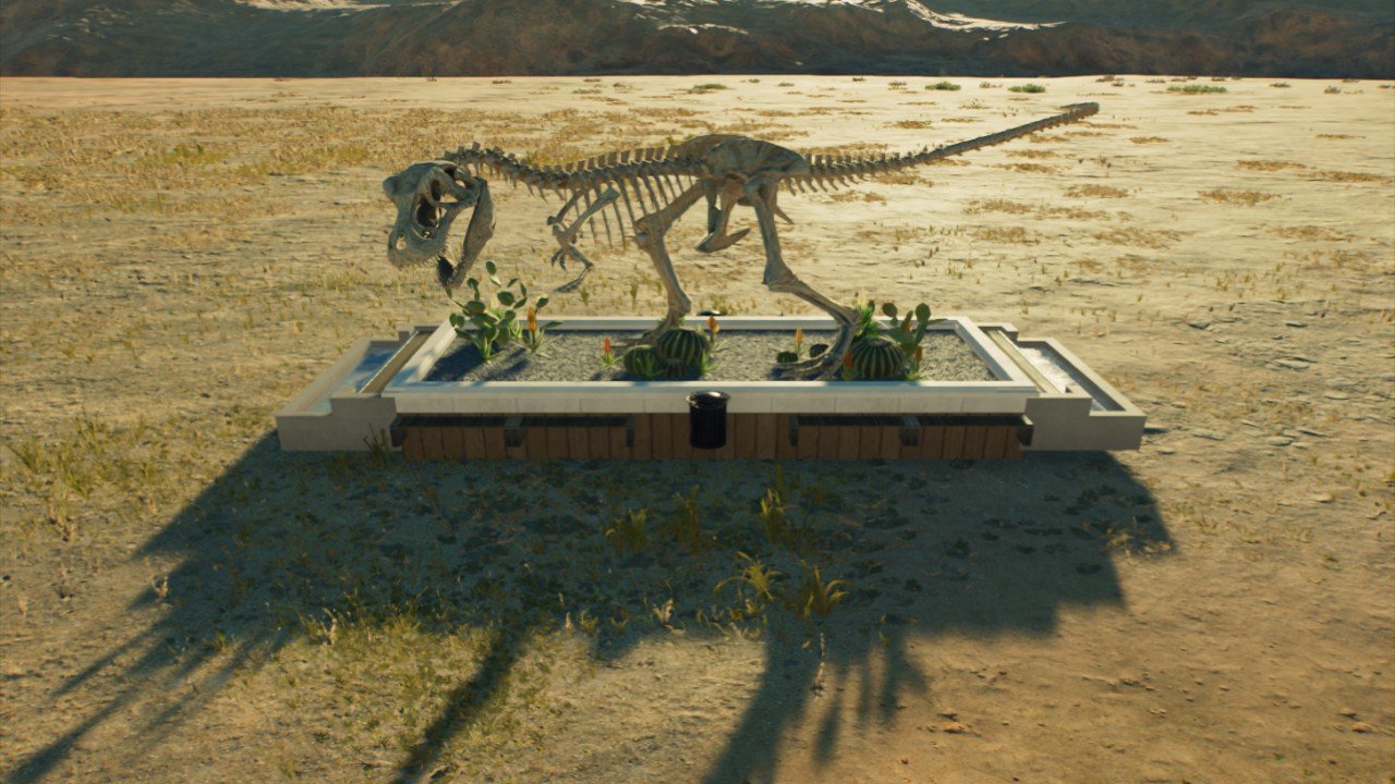 T rex bone planter - Workshop - Jurassic World Evolution 3
