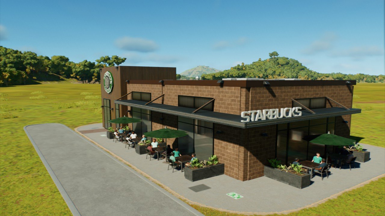 Starbucks small build - Workshop - Jurassic World Evolution 3