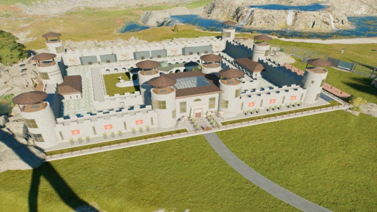 Burg Hotel mit Ausguck - Workshop - Jurassic World Evolution 3