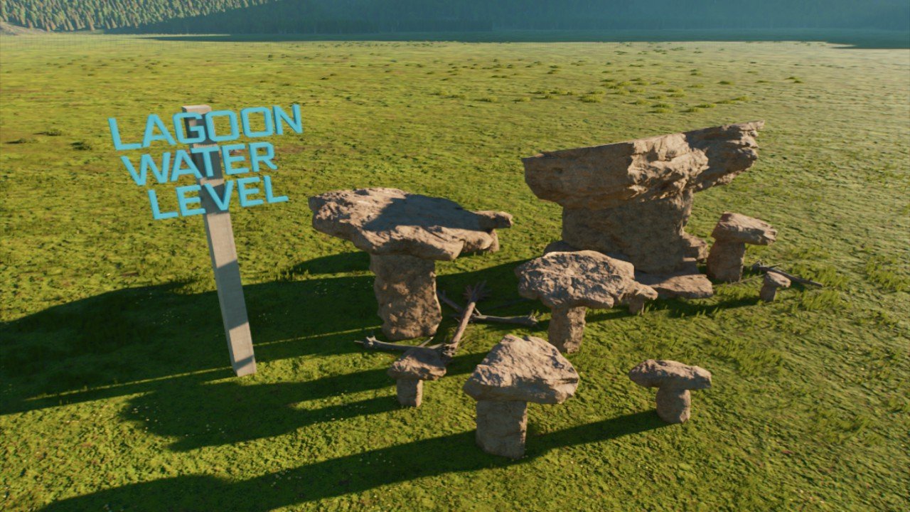 Sunken Hoodoos Habitat Stamp - Workshop - Jurassic World Evolution 3