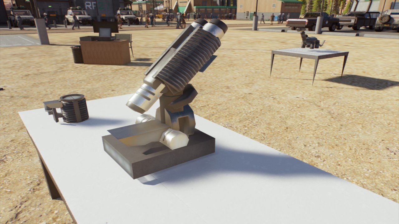 Microscope for Lab Desk - Workshop - Jurassic World Evolution 3