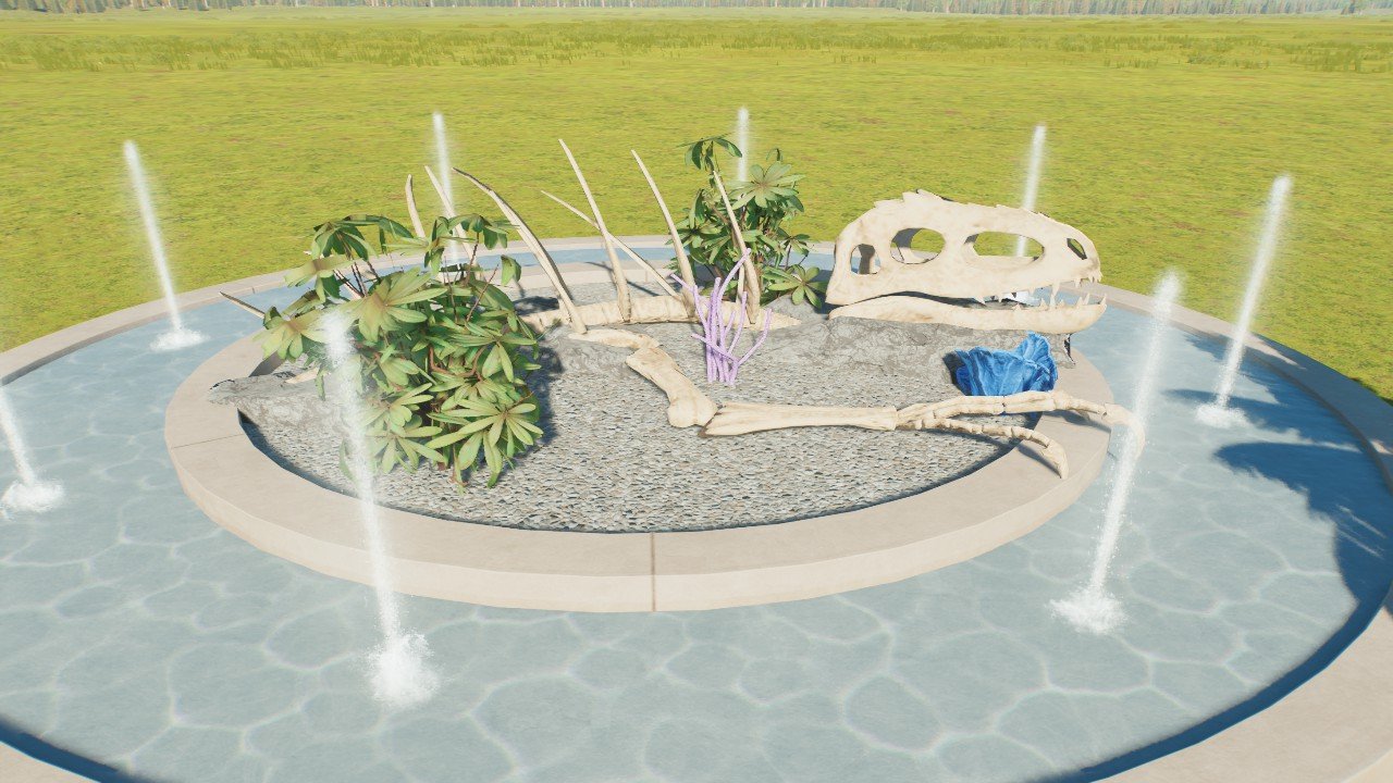 Mosasaurus Victim Statue - Workshop - Jurassic World Evolution 3